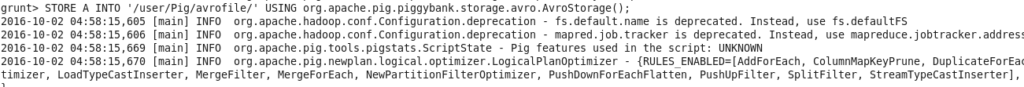 Convert Text file to Avro File Format Using Pig - HDFS Tutorial